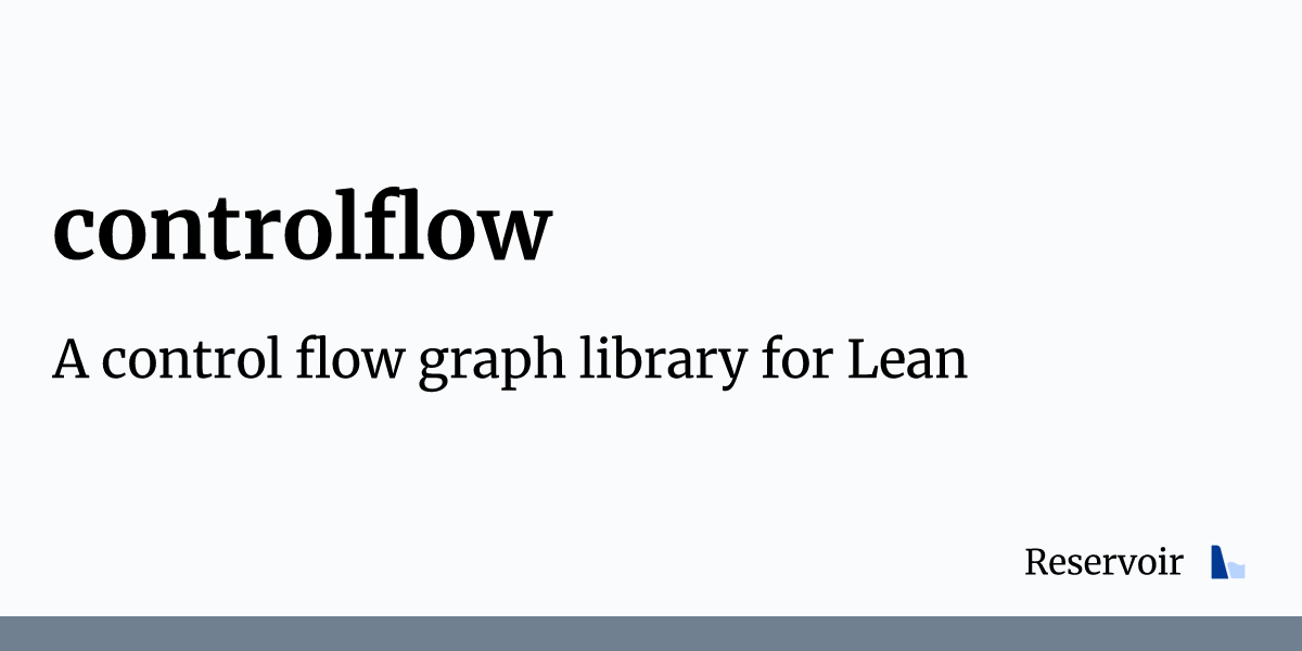 controlflow | Reservoir