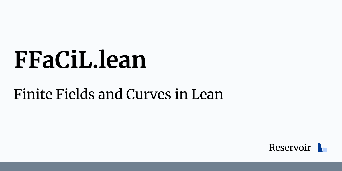 FFaCiL.lean | Reservoir