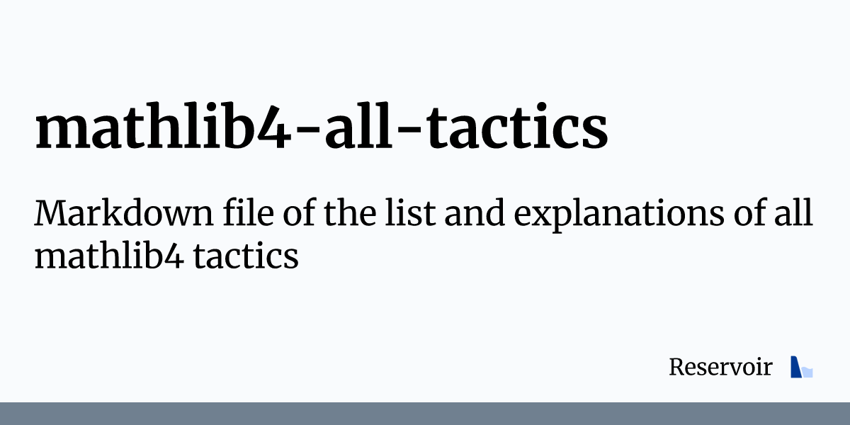 mathlib4-all-tactics | Reservoir