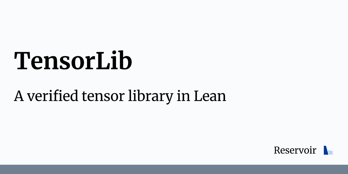 TensorLib | Reservoir